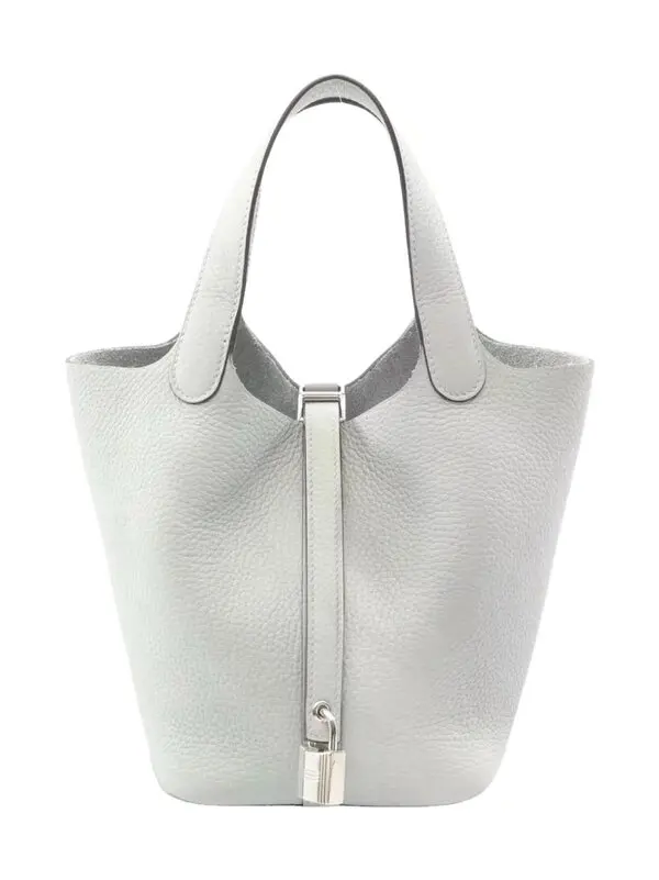 Hermès 2025 Pm Picotan Lock Tote Bag - Grey