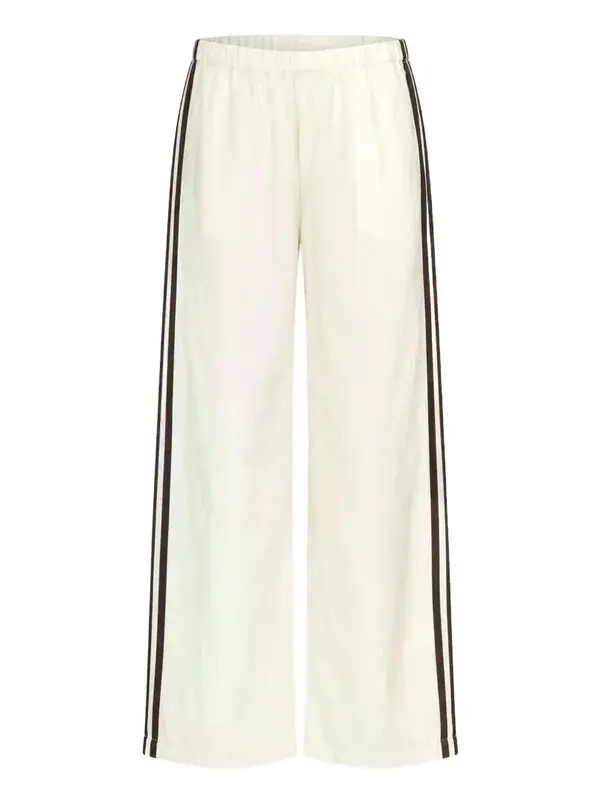 Citizens Of Humanity Aurora Side-stripe Wide-leg Track Pants - Neutrals