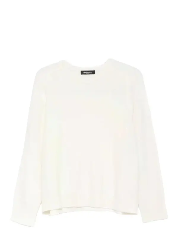 Fabiana Filippi Sequin-embellished Raglan-sleeve Wool Sweater - Neutrals