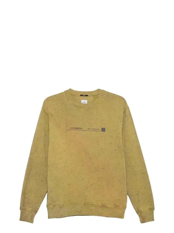 C.P. COMPANY Logo Print Sweatshirt - Green