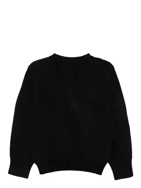 TOTEME Ribbed Knit Sweater - Black