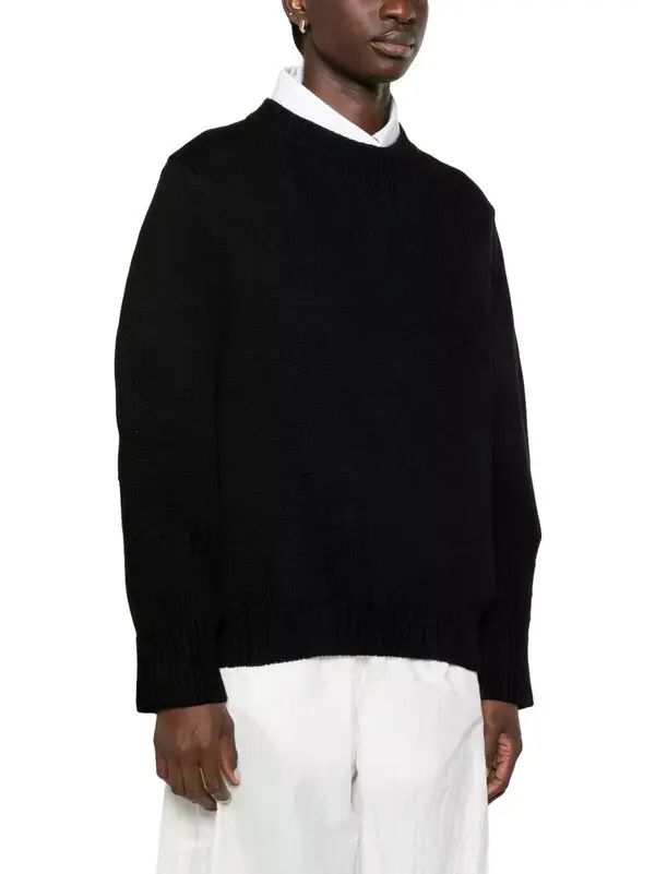 TOTEME Ribbed-knit Sweater - Black