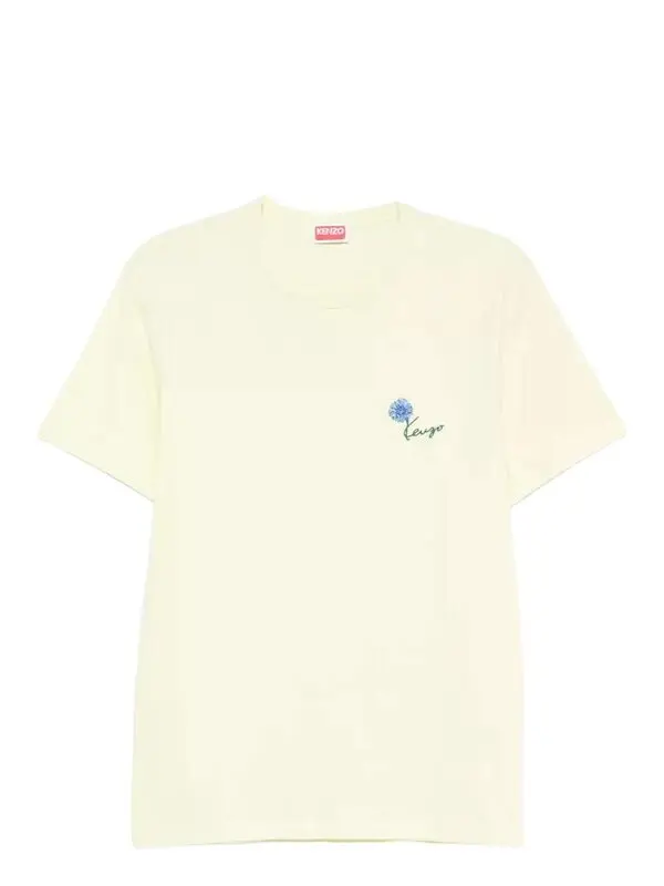 Kenzo Logo-embroidered T-shirt - Green
