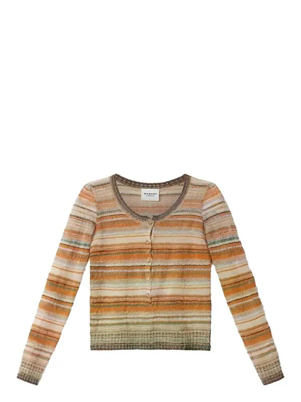 MARANT ETOILE Frederica Pullover With Lurex Detailing - Neutrals