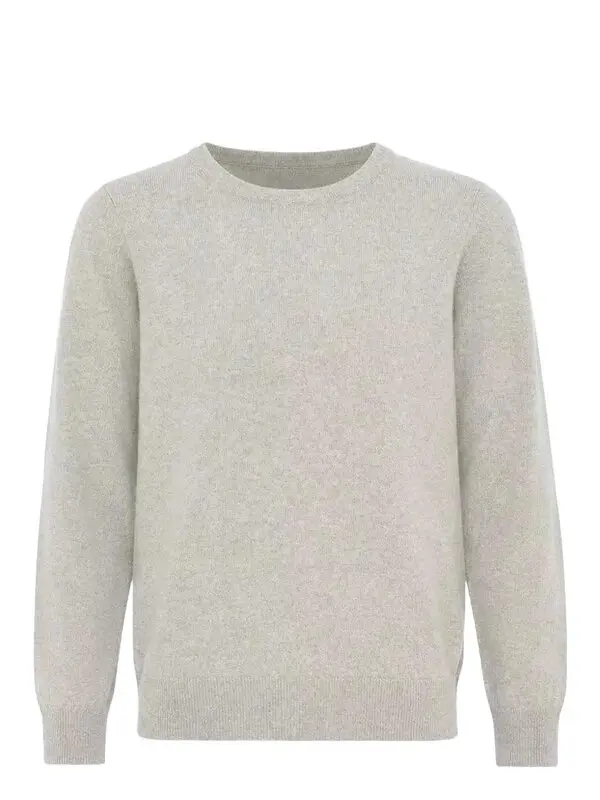 Malo Crew-neck Long-sleeve Sweater - Grey