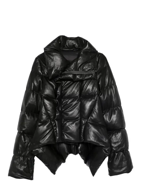 Rick Owens Naska Leather Jacket - Black