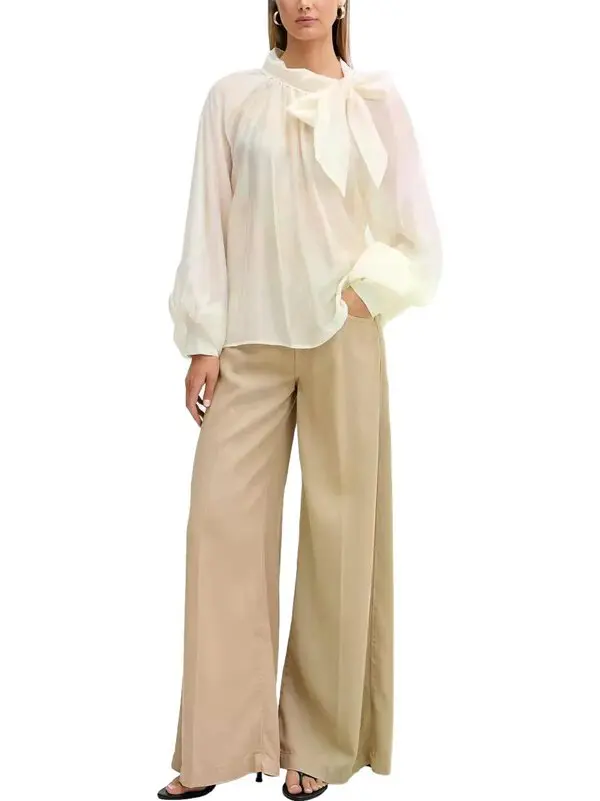 VICOLO Wide-leg Jeans - Neutrals