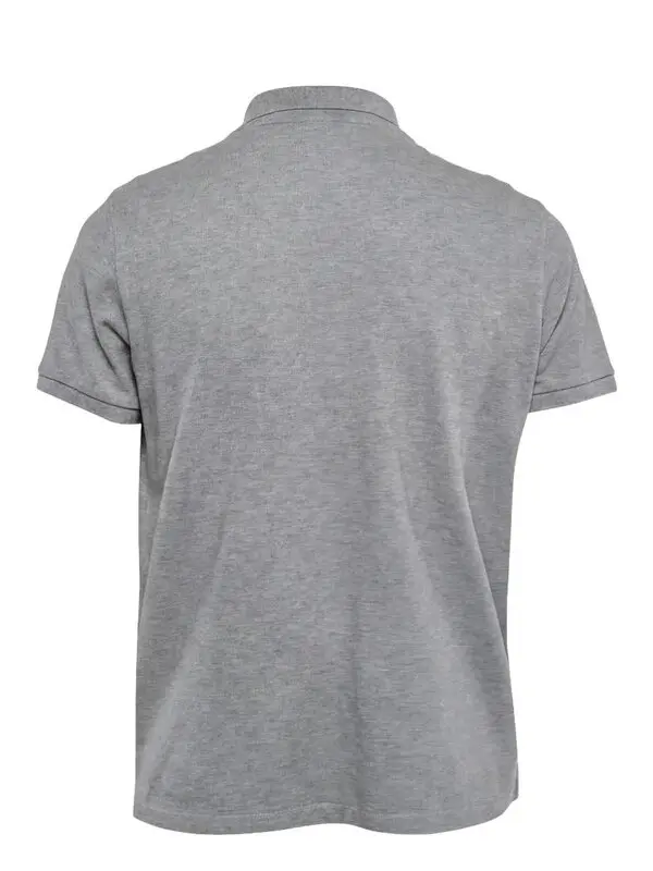 Moncler Logo-detail Polo Shirt - Grey