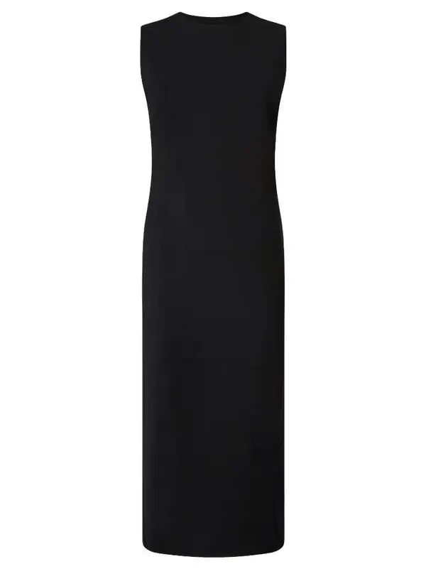Pinko Lace-up Eyelet-detail Dress - Black