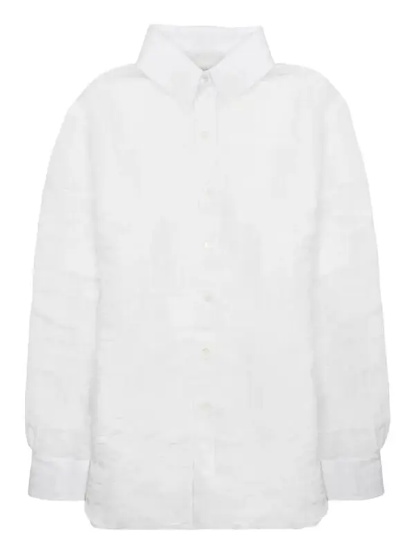 DEPARTMENT 5 Crinkled Long-sleeve Shirt - White
