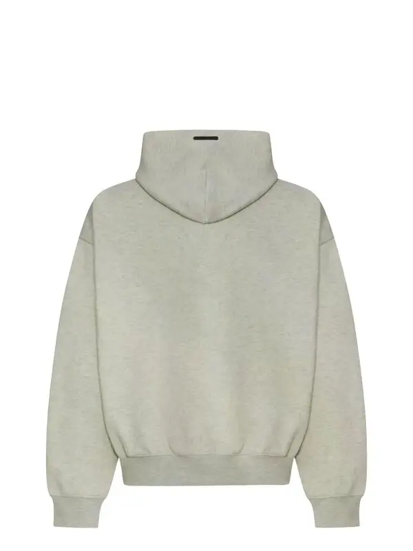 Fear Of God Signature Classic Logo-embroidered Hoodie - Grey