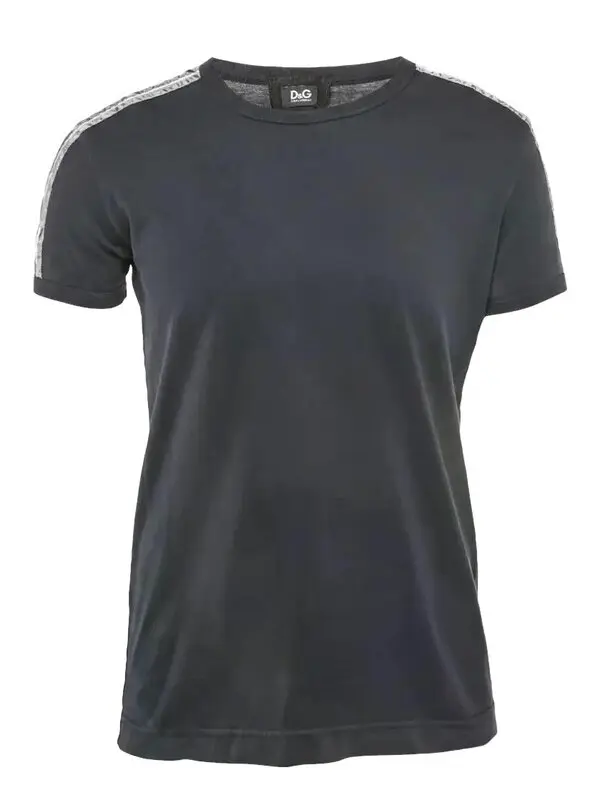 Dolce & Gabbana Striped-band Trim T-shirt - Blue