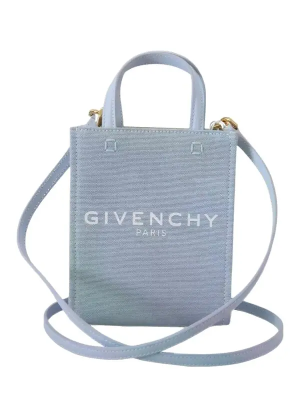 Givenchy Mini 4g Logo-print Tote Bag - Blue