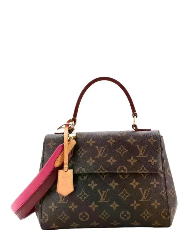 LOUIS VUITTON Monogram Canvas Cluny Bb Satchel - Brown