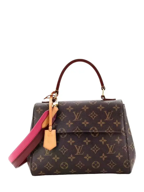 LOUIS VUITTON Monogram Canvas Cluny Bb Satchel - Brown