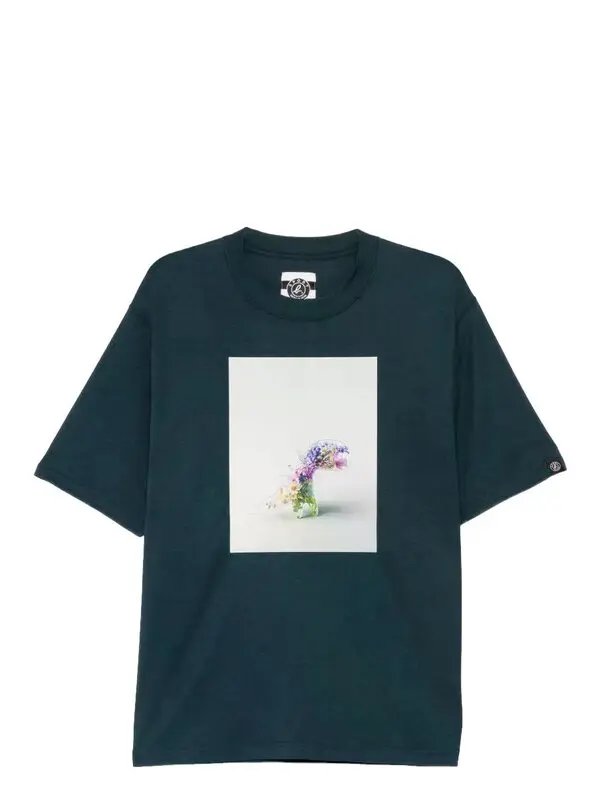 AGNES B. Graphic-print T-shirt - Blue