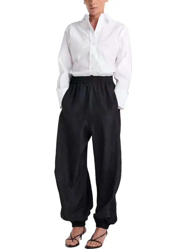 RÓHE Elasticated-waistband Trousers - Black
