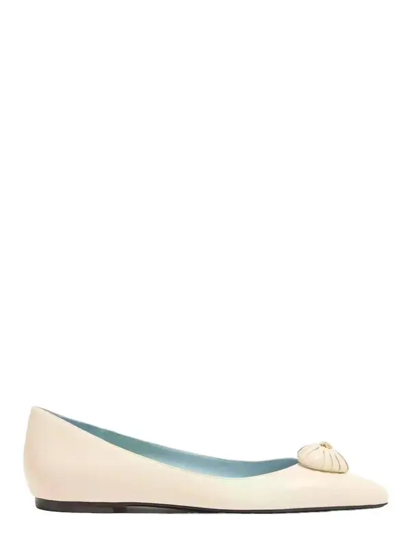 Valentino Garavani Coeur Royal Vlogo Signature Ballet Flats - Neutrals