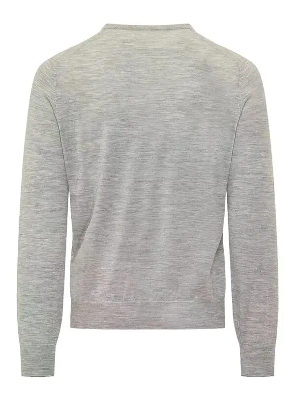 Brunello Cucinelli Wool Round Neck Jumper - Grey