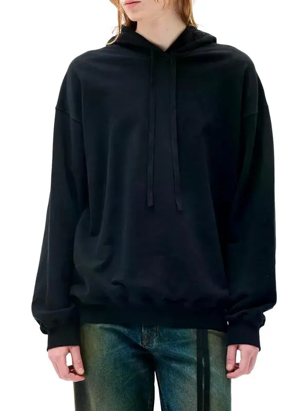 ANN DEMEULEMEESTER Logo Print Hoodie - Black