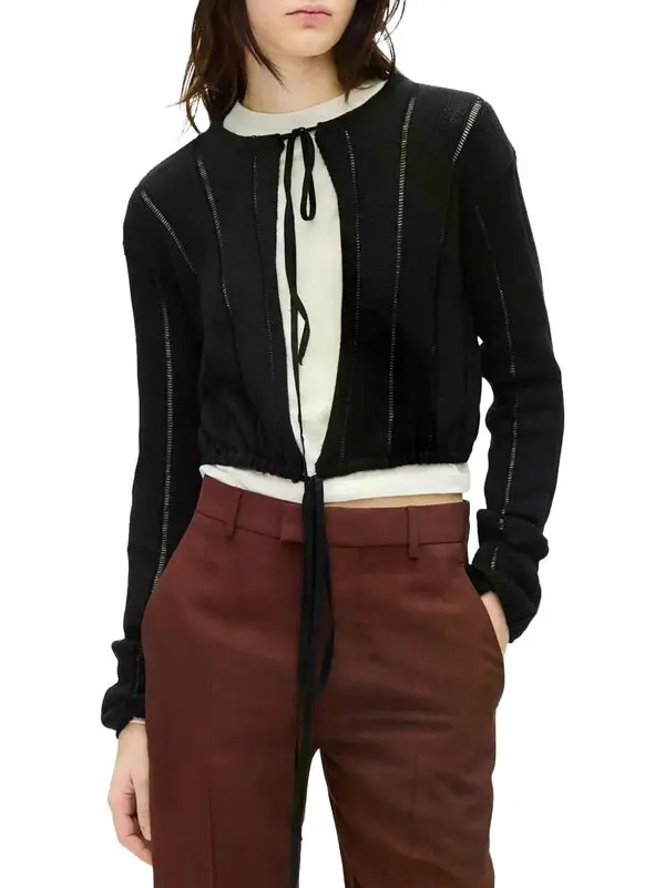 ANN DEMEULEMEESTER Jacklin Cardigan - Black