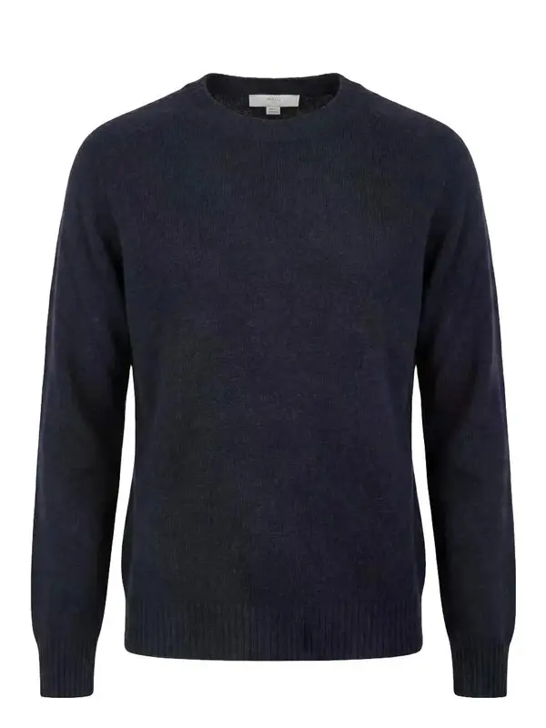 Malo Crew Neck Raglan Sleeve Sweater - Blue