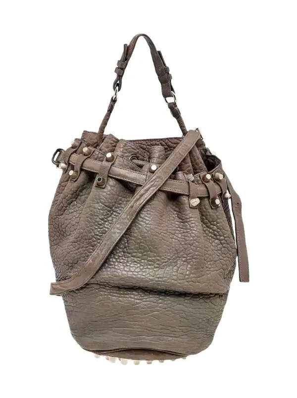 Alexander Wang Diego Calf Leather Bucket Bag - Brown