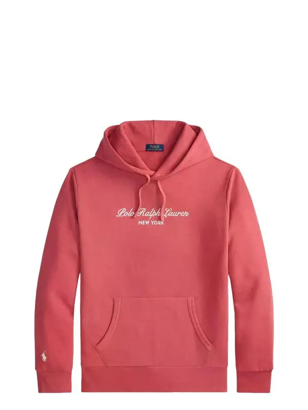 Polo Ralph Lauren Logo-print Drawstring Hoodie - Red