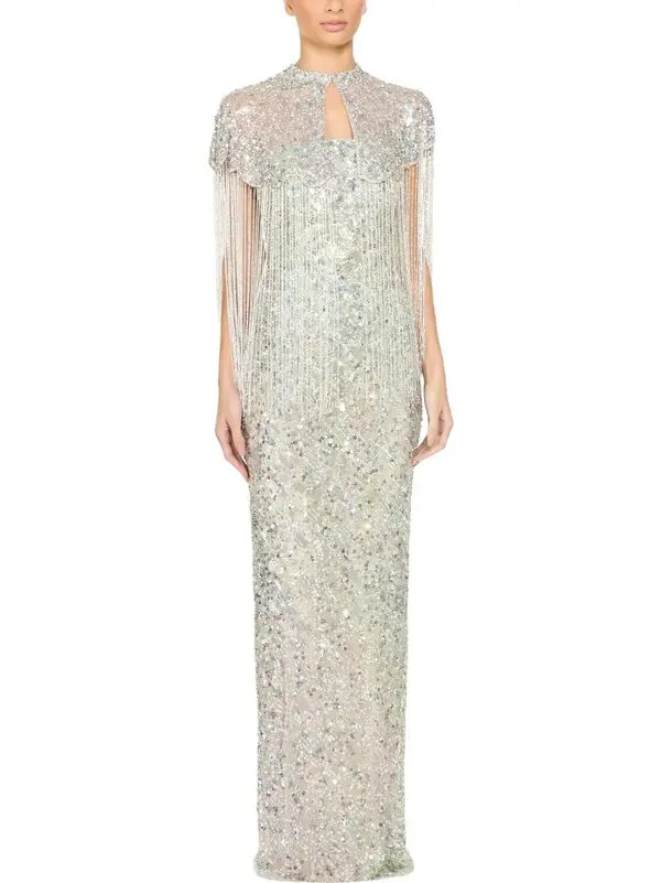Jenny Packham Astralis Cape - Silver