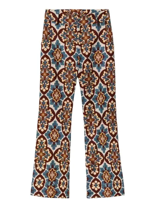 La DoubleJ Hendrix Palazzo Pants In Rustic Cotton - Neutrals