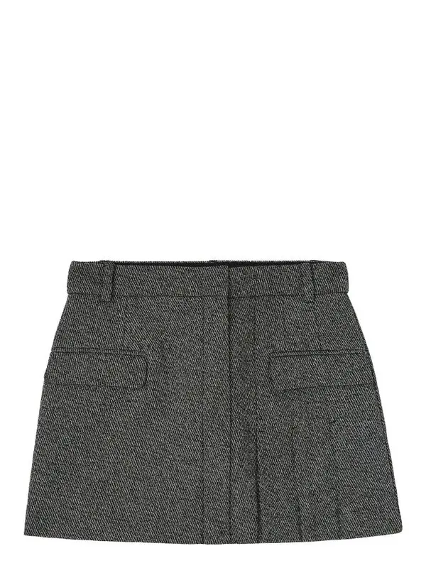 GANNI Suiting Mini Skirt - Grey