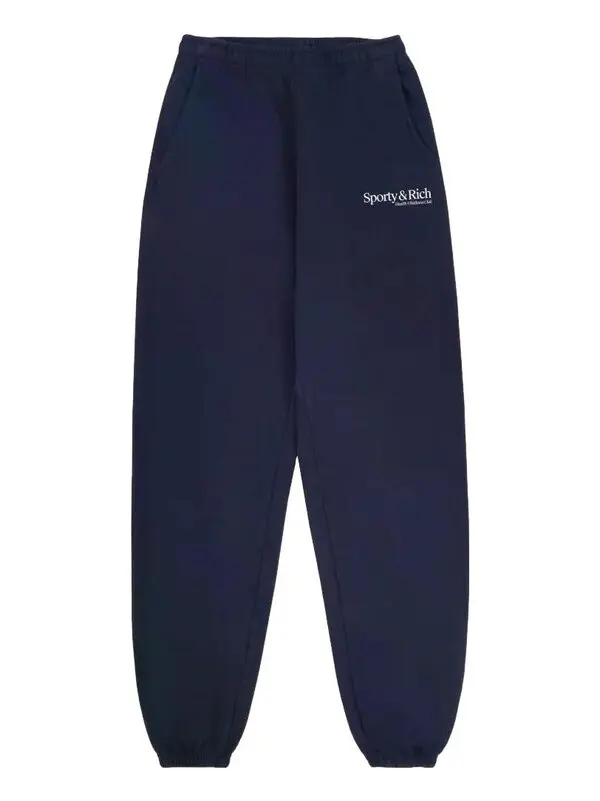 SPORTY & RICH Logo-detail Track Pants - Blue