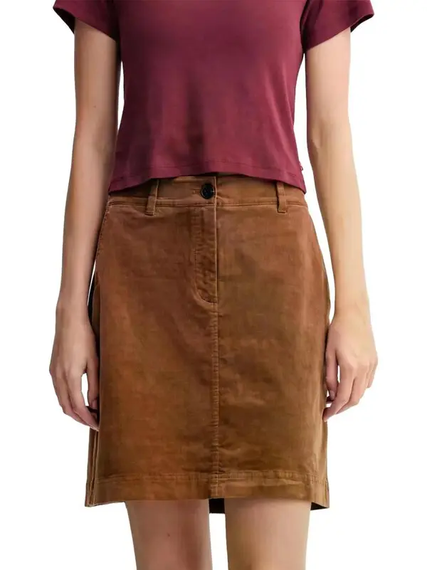 Marc O'polo Corduroy Mini Skirt - Brown