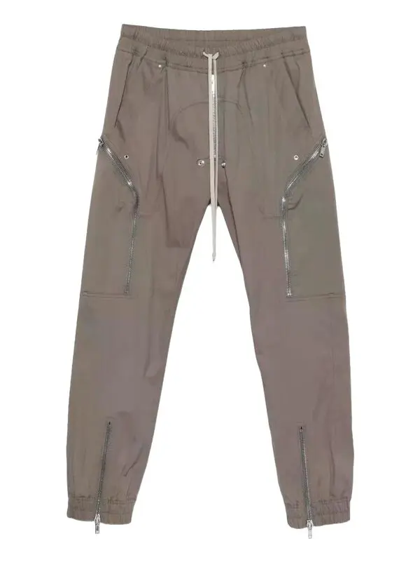 Rick Owens Heizer Drawstring Cargo Pants - Grey