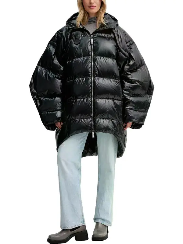 MMC STUDIO Apollo Hooded Padded Coat - Black