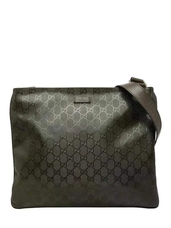 Gucci Gg Imprime Crossbody Bag - Brown