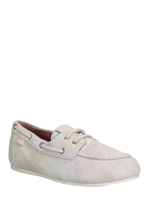 Moschino Suede Boat Shoes - Grey