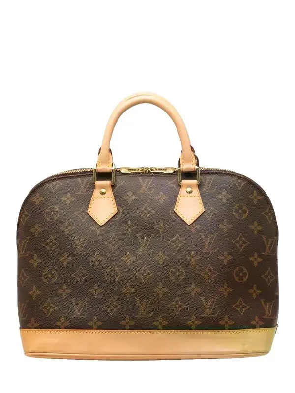 LOUIS VUITTON 2002 Monogram Alma Pm Handbag - Brown