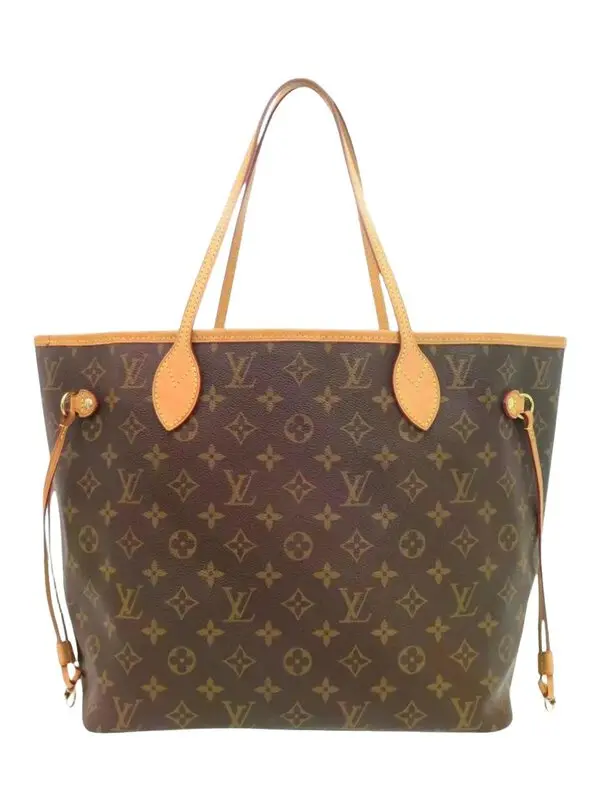 LOUIS VUITTON Monogram Canvas Neverfull Mm Tote Bag - Brown
