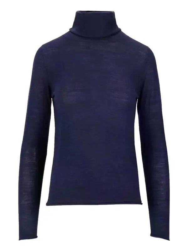 LA ROSE Sottomettimi Roll-neck Sweater - Blue
