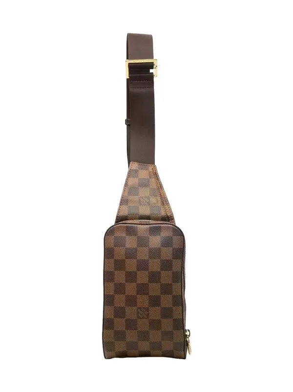 LOUIS VUITTON Damier Ebene Geronimos Crossbody Bag - Brown