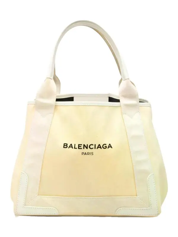 Celine 2017 Canvas Cabas Tote Bag - Neutrals