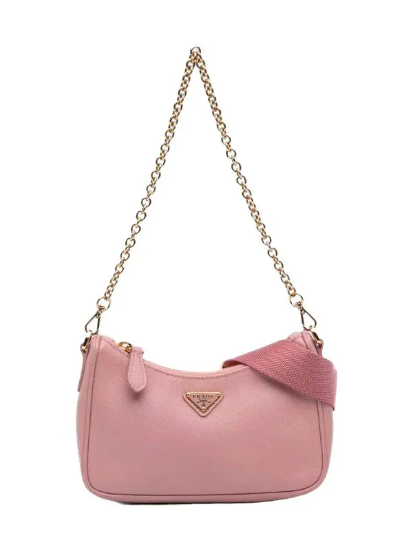 Prada Saffiano Lux Re Edition 2005 Satchel - Pink