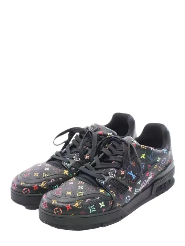 LOUIS VUITTON X Takashi Murakami 2024 Monogram Sneakers - Black
