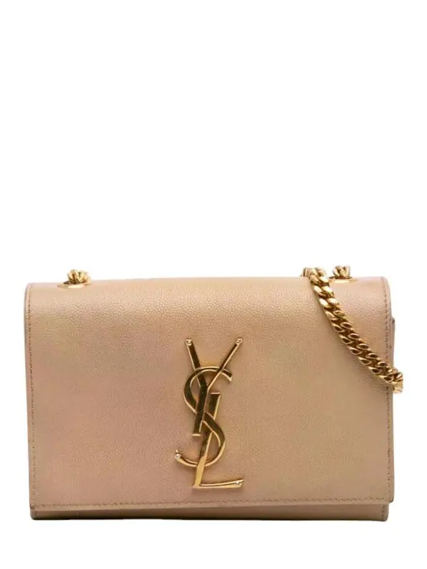 Saint Laurent Monogram Kate Crossbody Bag - Neutrals