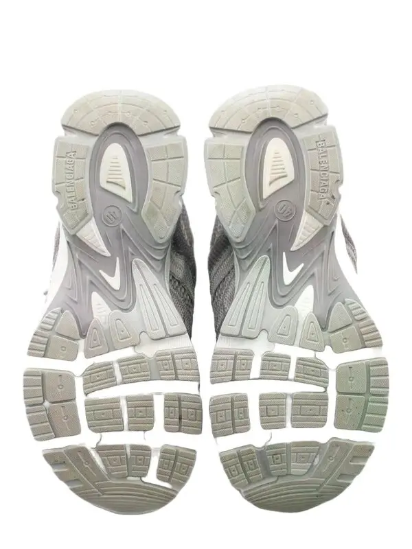 Balenciaga Phantom Mesh Lace-up Sneakers - Grey