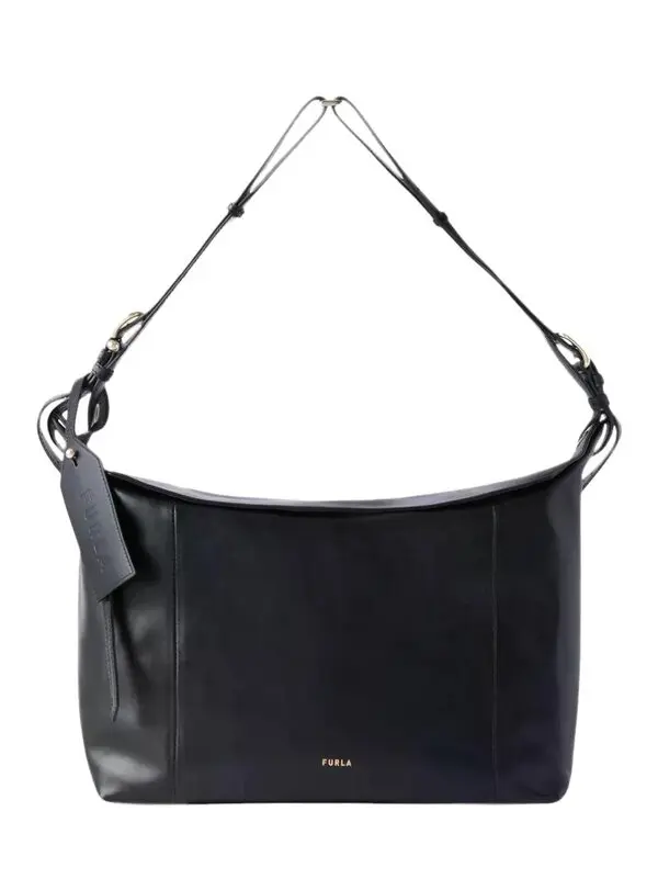 Furla Leather Shoulder Bag - Black