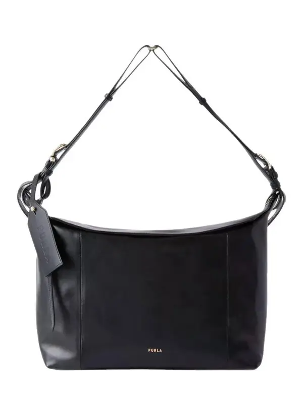 Furla Leather Shoulder Bag - Black