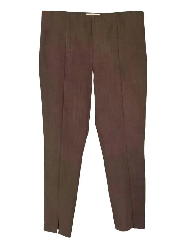 THE ROW Tapered High-rise Trousers - Brown
