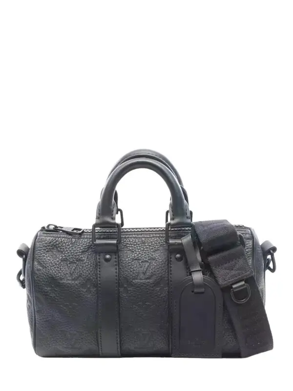 LOUIS VUITTON Keepall Bandoulière 25 Monogram Handbag - Black